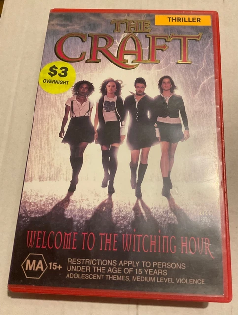 THE CRAFT VHS robin tunney neve campbell 1996 CULT ex rental $39.99 ...