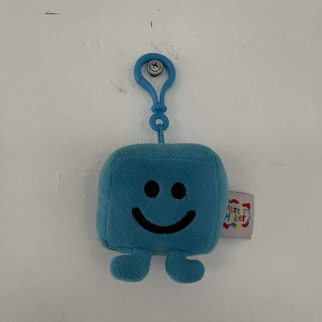 CBEEBIES MR. MISTER Maker Blue Square Shape Plush Soft Toy TV Figure ...