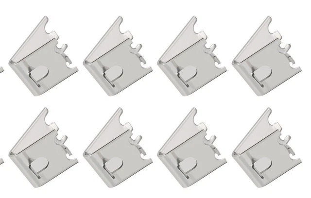 8 X SHELF SUPPORT CLIPS BRACKETS FRIDGE FREEZER WINE BOTTLE COOLER ...