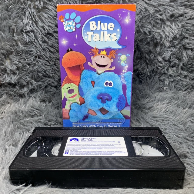 BLUES CLUES - Blue Talks VHS Tape 2004 Nick Jr. Nickelodeon Rare ...