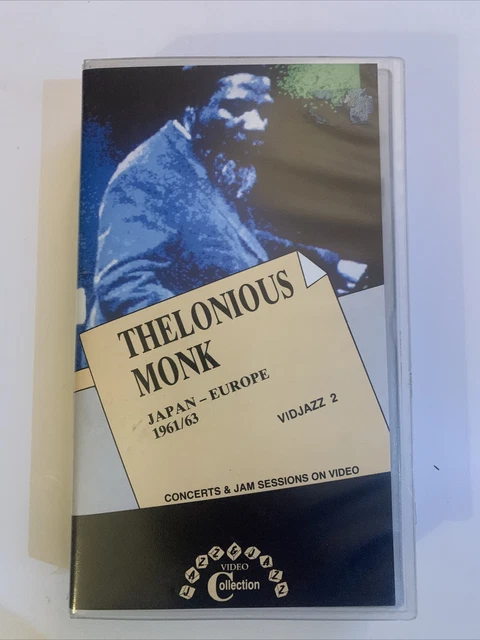 THELONIOUS MONK - vhs video tape - japan europe 1961/63 £11.12 ...