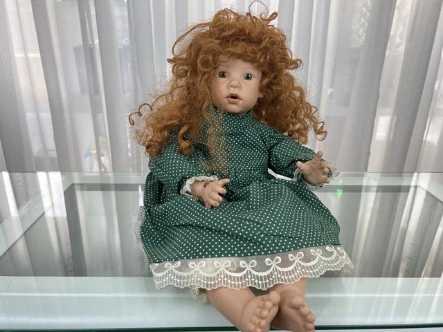 POUPON DE COLLECTION Poupée Porcelaine Poupée 50 Cm. en Parfaite Condition EUR 52,60 - PicClick FR