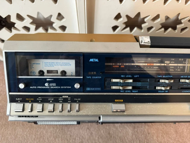 SHARP VZ-2000 GHETTOBLASTER Vintage, Boombox Record with Vertical ...