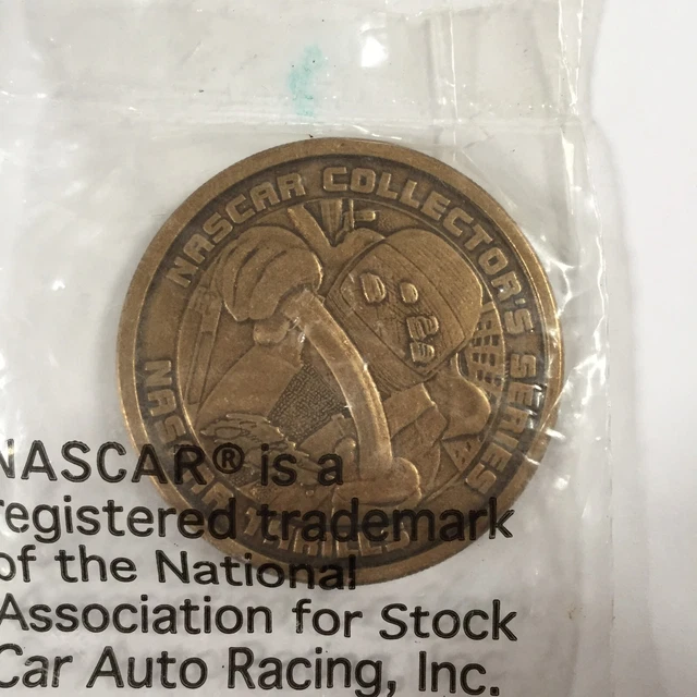 NASCAR COLLECTOR'S SERIES Thrills 1st Edition Sam Bass Medallion Coin ...