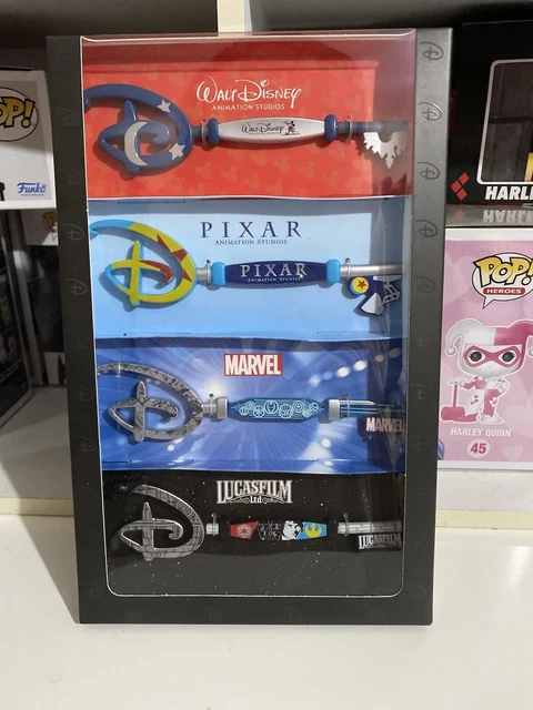 DISNEY STORE WALT Disney Pixar Studio Marvel LucasFilm Starter Key Collection £20.00 - PicClick UK