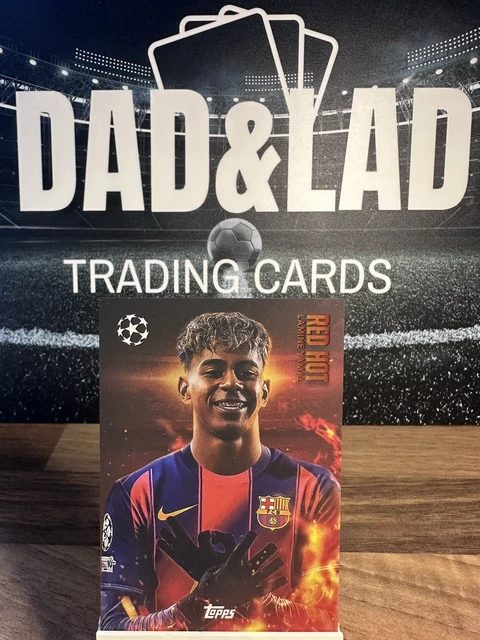 TOPPS MATCH ATTAX 2025/26 Red Hot Lamine Yamal RH-LY Ultra Rare 1:250 ...