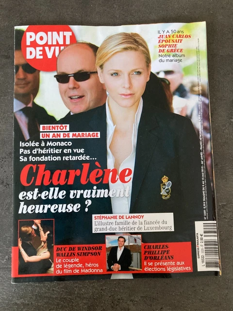 POINT DE VUE N°3229 09/05/2012 Charlène Monaco Juan Carlos F59 EUR 3,00 ...