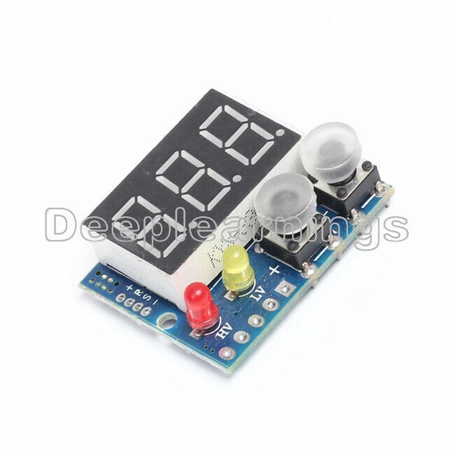 Led Display Panel Digital Voltmeter W Alarm Indicator 3 Way Dc 0 99 9v