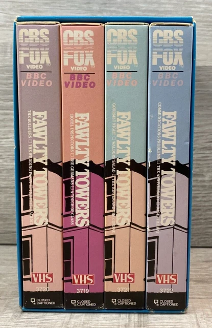FAWLTY TOWERS THE Complete Boxed Set BBC (VHS 1986 CBS/Fox Video) John ...