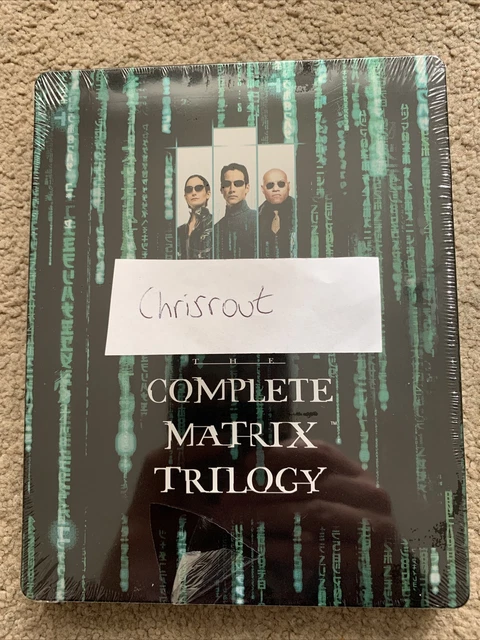 MATRIX TRILOGY GERMAN Exclusive Blu Ray Steelbook OOP New And Sealed ...