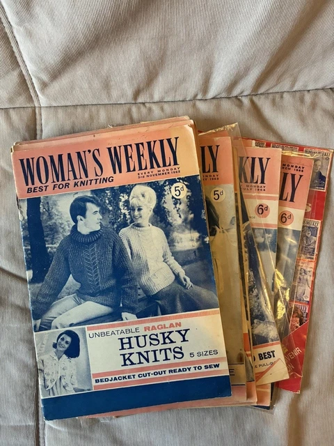 VINTAGE WOMAN’S WEEKLY Magazines 1960s Including 80 Year Anniversary ...