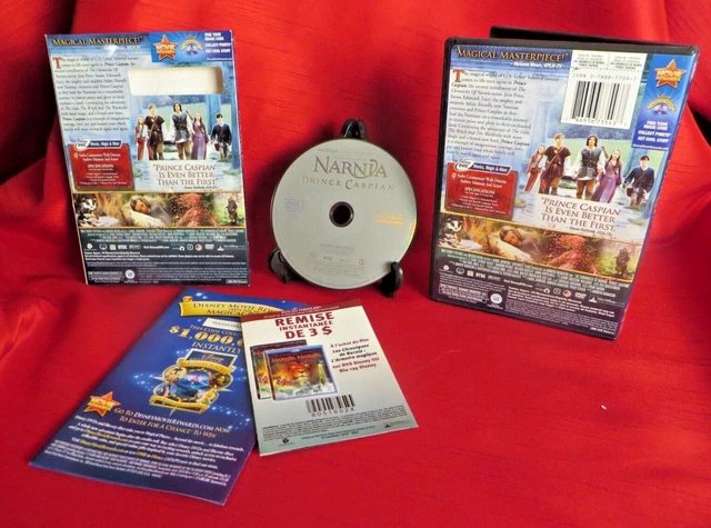 THE CHRONICLES OF Narnia Prince Caspian (DVD, 2008) Movie Rewards ...