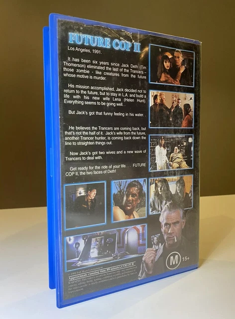 FUTURE COP II [VHS] VDC Video Tape Empire Pictures Full Moon Trancers 2 ...