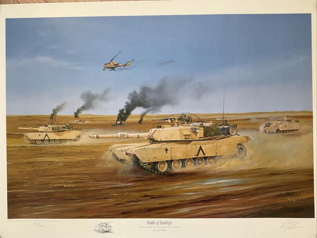 ‘BATTLE OF EASTINGS’ Abrams Tanks And Bradley APC’s Iraq 1st Gulf War ...