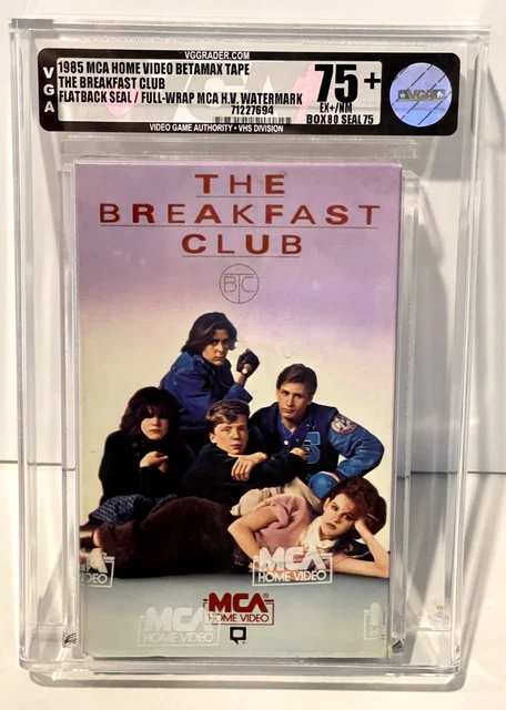 THE BREAKFAST CLUB Betamax First Print Not Vhs £1,644.89 - PicClick UK