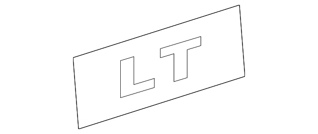 GENUINE GM BRIGHT Chrome Deck Lid LT Emblem 22664168 $10.80 - PicClick CA