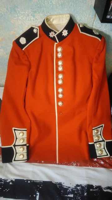 VESTE MILITAIRE ANGLAISE english military jacket coldstream guards EUR ...