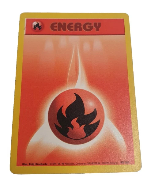 FIRE ENERGY BASE Set 98/102 Pokemon Card - LP ×13 Cards $13.50 ...