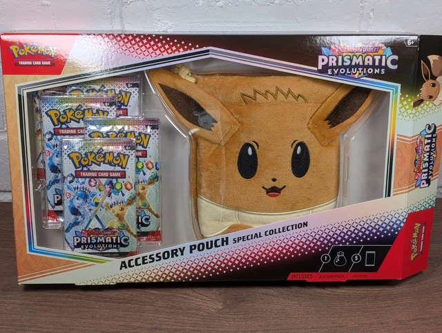 POKÉMON TCG:PRISMATIC EVOLUTIONS Accessory Pouch Collection -Empty ...
