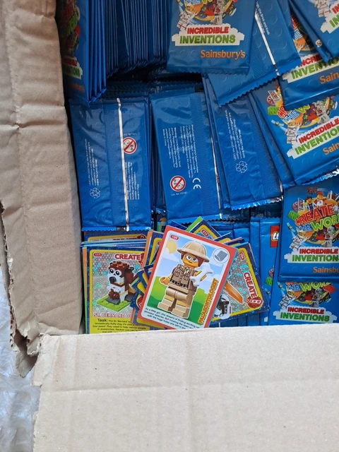 LEGO INCREDIBLE INVENTIONS Cards From Sainsbury's 100+ Packs £11.11 ...