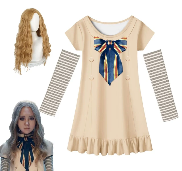 THRILLER MOVIES M3GAN Costume Cosplay Megan Dress AI Doll Robots Dress ...