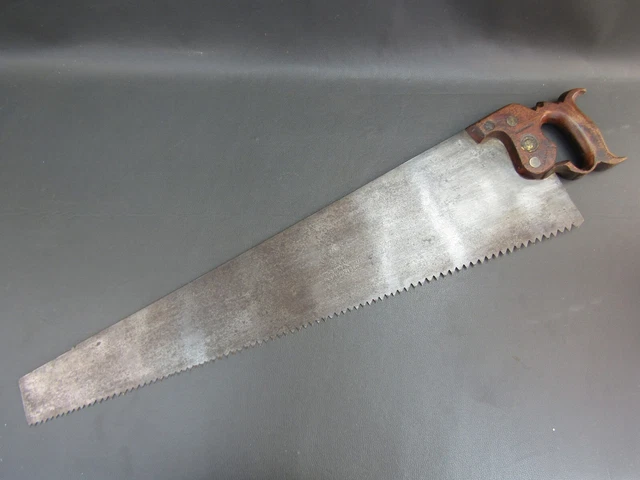 28& PANEL HAND rip cut saw vintage old tool by W Tyzack Sons & Turner £ ...