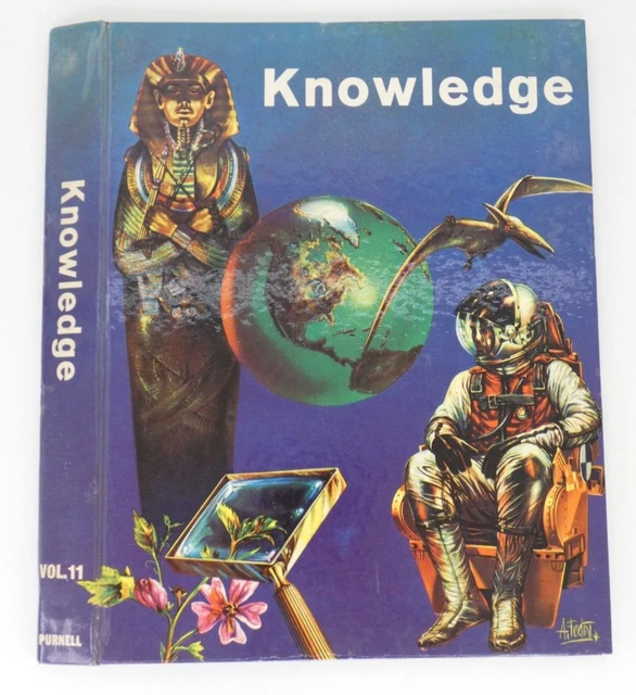 VINTAGE KNOWLEDGE MAGAZINE Hardcover Folder Vol. 11 1960 PURNELL £9.99 ...