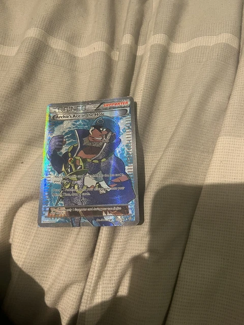 POKÉMON TCG ARCHIE'S Ace in the Hole Primal Clash 157/160 Holo Full Art ...
