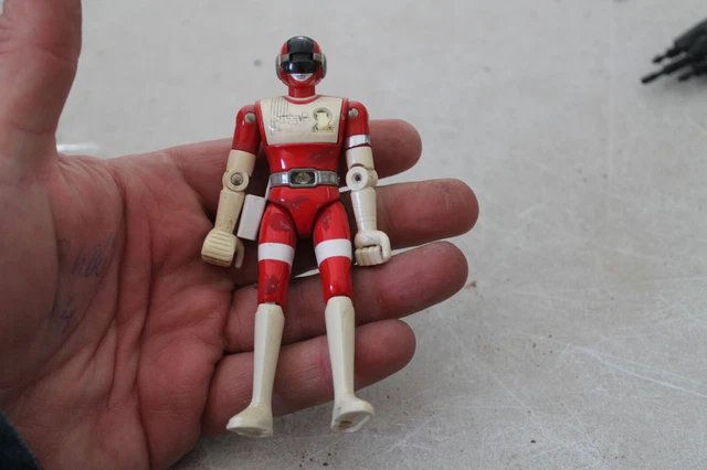 BIOMAN BIO RED foce rouge Chogokin －GC11 Bandai 1984 Model Super Sentai ...