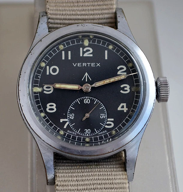 VERTEX BRITISH WATCH MILITARY WW2 DIRTY DOZEN 1940's WWW Broad Arrow ...