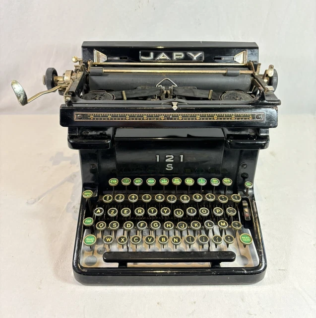 MACHINE À ÉCRIRE De COLLECTION JAPY 121 S TYPEWRITER VINTAGE EUR 129,00 ...