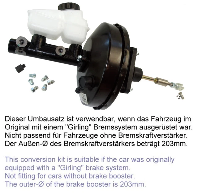 FORD CAPRI MK1 brake booster conversion kit from GIRLING to ATE 11/68 ...
