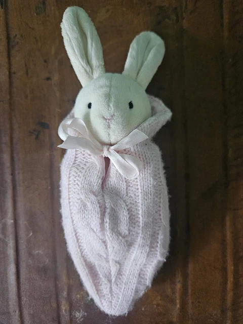 JELLYCAT BUNNY BUNDLE Pink Extremely Rare! Tiny Bunny in Knitted Pocket ...