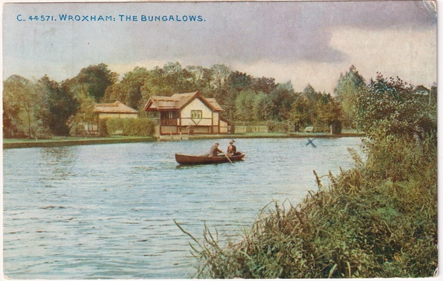 SH826) VINTAGE WROXHAM Norfolk Broads Boat Windmill souvenir collectors ...