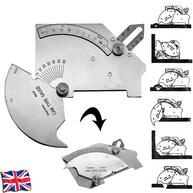 MG-8 WELDING GAUGE Test Ulnar Welder Inspection Bridge Cam Type Gage ...