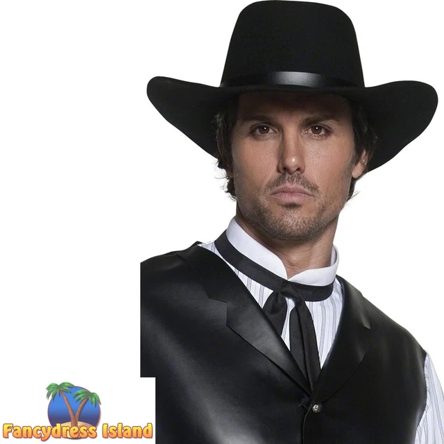SMIFFYS AUTHENTIC WESTERN Gunslinger Hat Adults Fancy Dress £11.89 ...