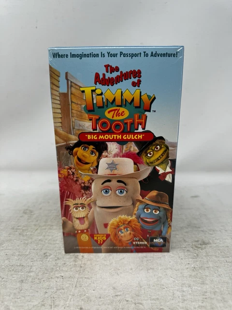 THE ADVENTURES OF Timmy The Tooth VHS Big Mouth Gulch Kids Video £10.95 ...