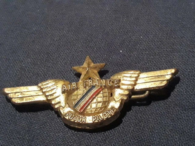 BREVET BADGE AVION concorde AIR FRANCE futur pilote vintage symbole AF ...