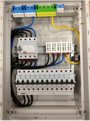 SUB-DISTRIBUTION HAGER FUSE box Flush Surface Mount Hollow Wall Wired £ ...