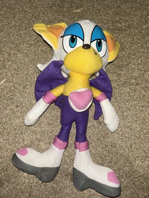 TOY NETWORK ROUGE The Bat Plush - Rare Sonic The Hedgehog Merchandise £ ...