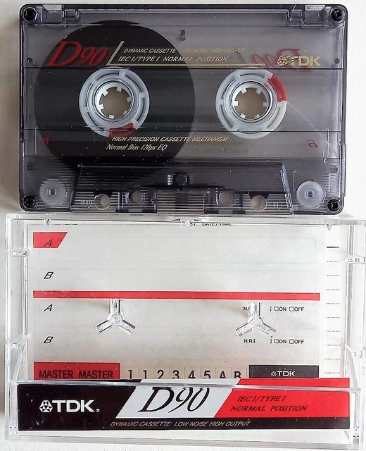 TDK D90 NORMAL Position Vintage Cassette Tape, Used £25.00 - PicClick UK