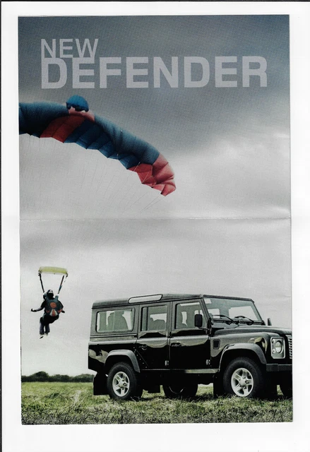 LANDROVER DEFENDER FOLDOUT BROCHURE POSTER 52 x 39cm $25.00 - PicClick AU