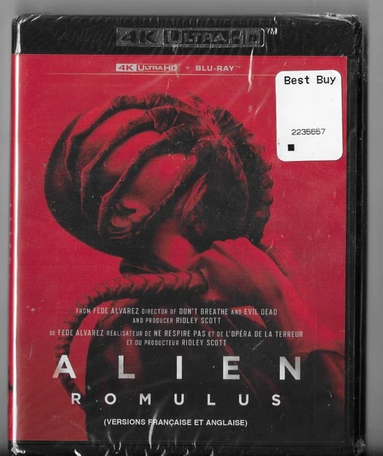 ALIEN ROMULUS [4K Ultra HD + Blu-Ray] NO SLIPCOVER $58.89 - PicClick CA
