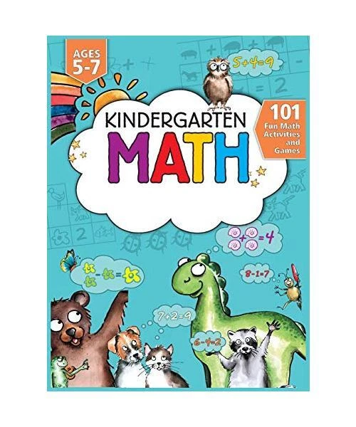 KINDERGARTEN MATH WORKBOOK: 101 Fun Math Activities and Games ...