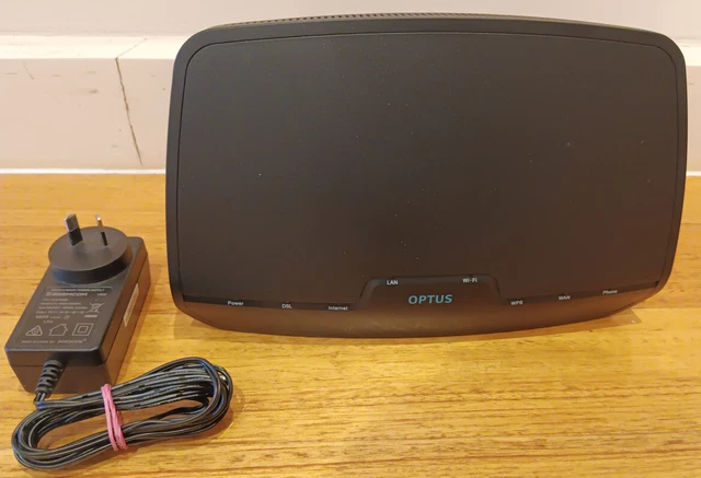 OPTUS SAGEMCOM F@ST 3864V3 AC ADSL NBN Home Gateway with Admin Password ...