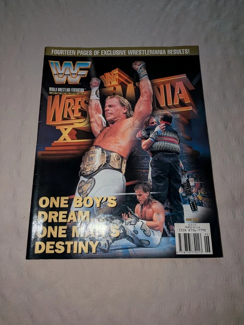 WWF WWE MAGAZINE June 1996 Shawn Michaels Wrestlemania XII £21.50 ...