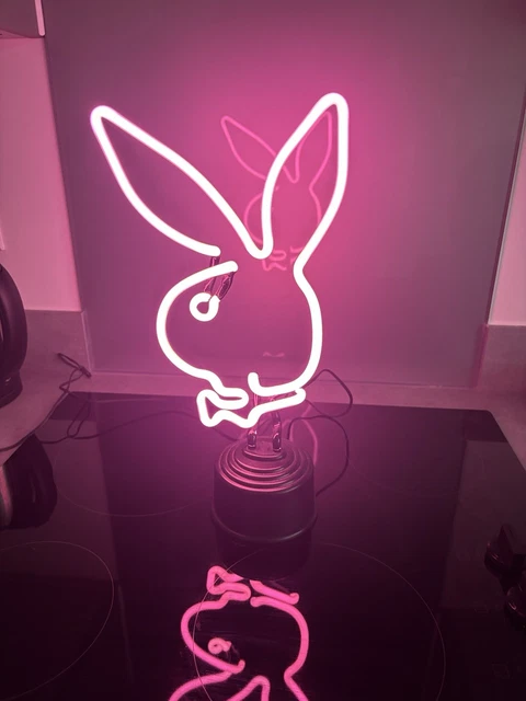 PLAYBOY NEON PINK Bunny Logo £63.09 - PicClick UK