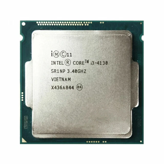 INTEL CORE I3-4130 CPU Dual Core 3M 3.4GHz LGA1150 SR1NP 54W Processor ...