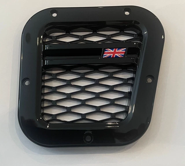 LAND ROVER DEFENDER Side Wing Vent Intake Upgrade Gloss £60.00 ...