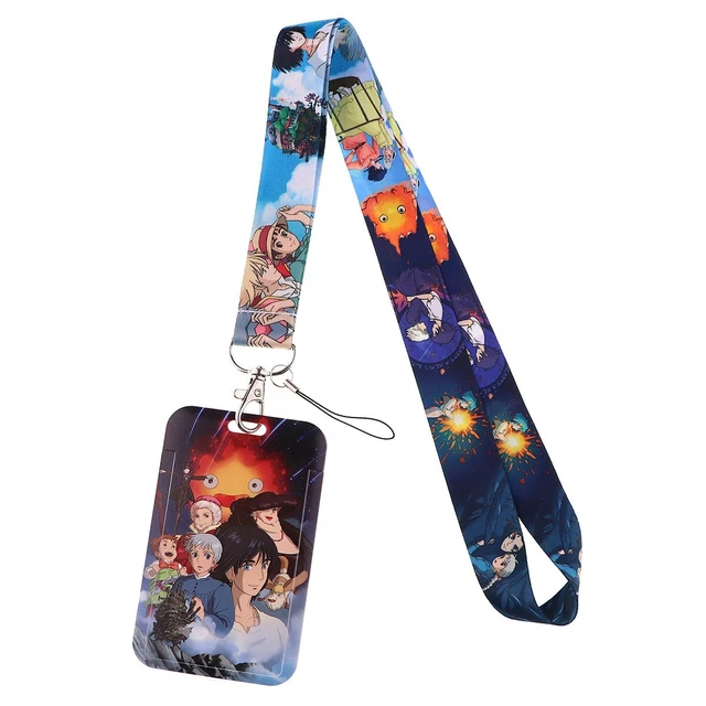 STUDIO GHIBLI INSPIRED Howls Moving Castle Lanyard & ID Pass Holder ...